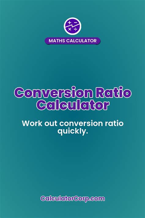 Conversion Ratio Calculator