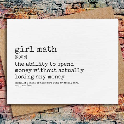 Funny Math Birthday Card Etsy