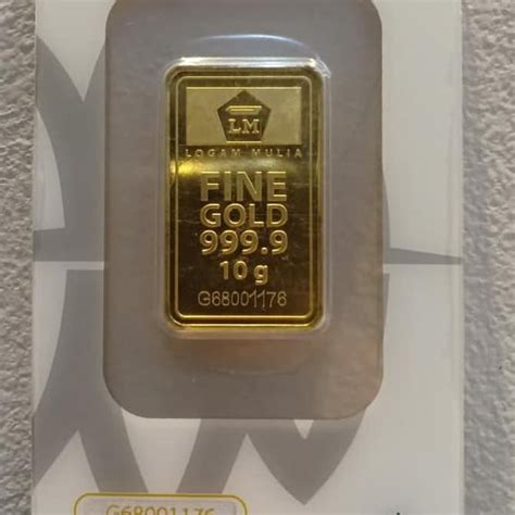 Jual Logam Mulia 10 Gr Sertifikat Antam New Shopee Indonesia