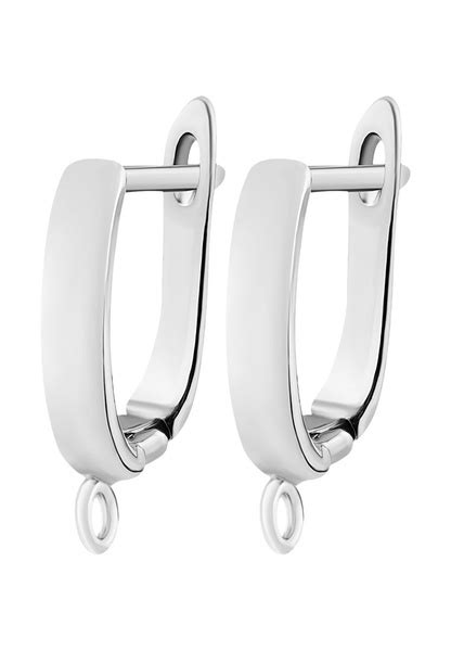 Основа для серег швенза бижутерный сплав серебристый 32 20008 купить с доставкой по