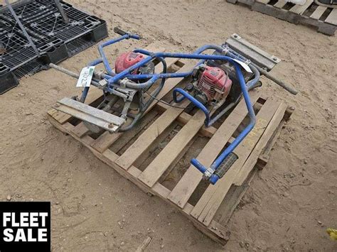 Pallet With 2 Concrete Leveling Machines Michener Allen Auctioneering Ltd
