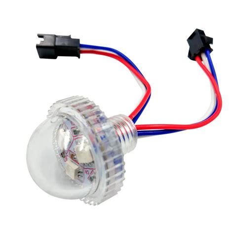 DC12V Input 3leds 0 72W 26mm Diameter Led Addressable RGB Full Color