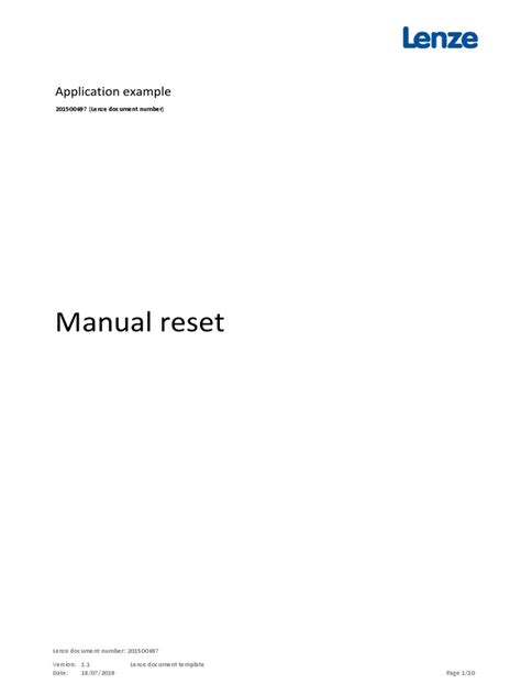 Sm301 Manual Reset Pl E En Pdf Parameter Computer Programming Electrical Engineering