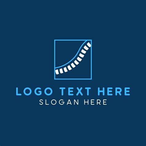 Minimalist Spine Wellness Logo Perfect For Clinics And Health