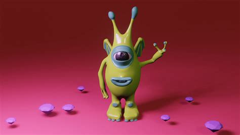 Cute Alian Alan Character Design Behance