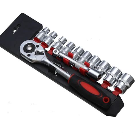 Buy 12 In 1 1 2 10 24mm Cr V Universal Socket Wrench Metric Socket Kit With