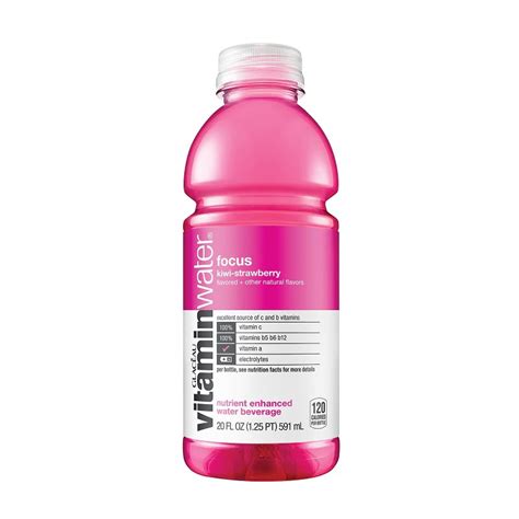 Vitamin Water Focus Kiwi Strawberry 20oz12pk Nimbus Wholesale