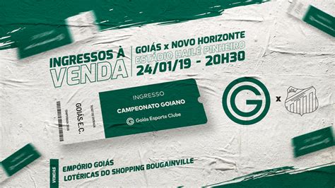 Ingressos à Venda Para Goiás X Novo Horizonte Goiás Esporte Clube