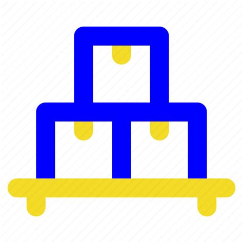 Wholesale Pallet Logistics Shipping Delivery Boxes Icon Download