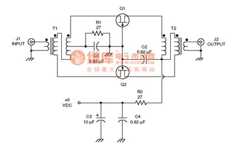射频amplier电路：a Push Pull Rf Amplifier Circuit 射频放大器电路 维库电子市场网