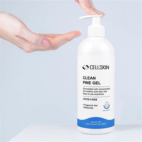 [셀스킨] 클린파인 손세정겔 500ml 1661151791 공비서스토어 네일 속눈썹 반영구 왁싱 헤어 미용재료 쇼핑몰