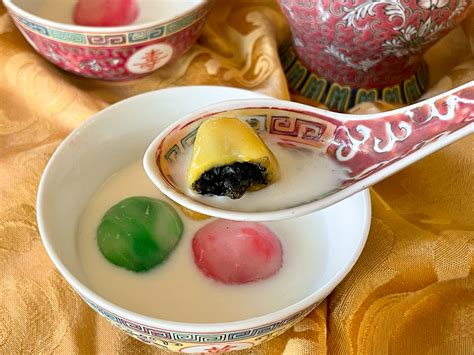 Glutinous Rice Balls Dessert With Filling Tang Yuan Sammywongskitchen