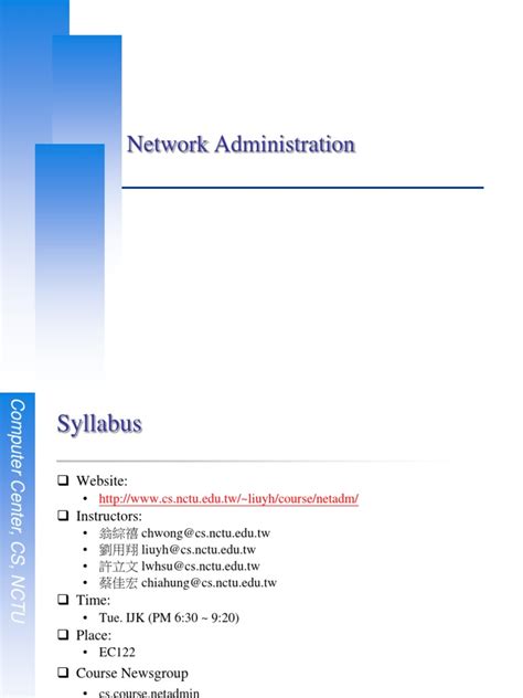 00 Syllabus Pdf Linux Computer Network