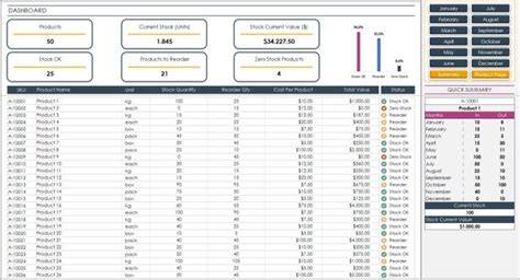 Inventory Using Excel