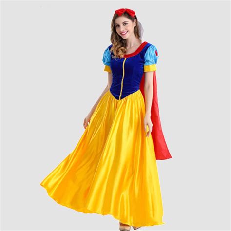 Womens Adult Fairy Tales White Beauty And Princess Dress Ball Gown New