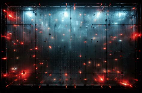 Ai Generated Blurry Lights And Dark Sky Against Window 35380777 Stock