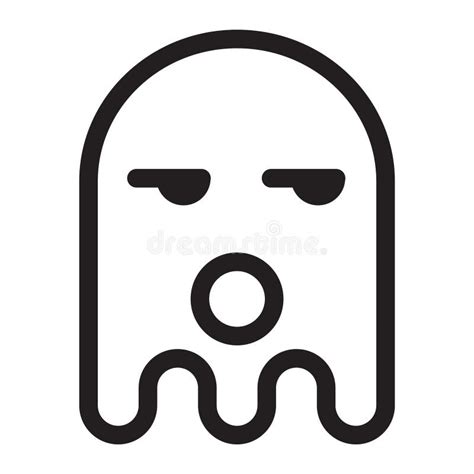 Ghost Smirk Wow Stock Vector Illustration Of Halloween 100688051