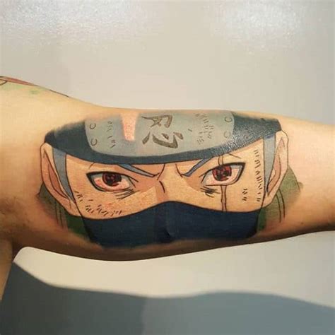 30 Kakashi Tattoo Designs For Men Anime Ink Ideas