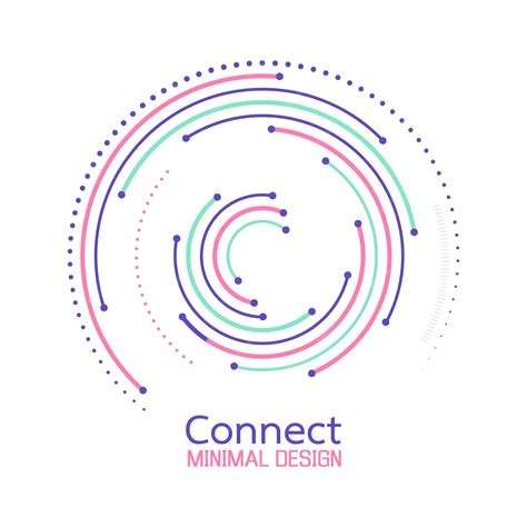 Premium Vector Abstract Network Connection Icon Logo Design Vector