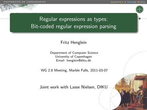 PDF Regular Expressions As Types Bit Coded Regular Expression