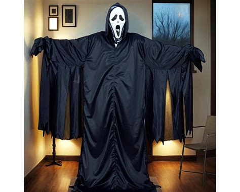 Scream Movie Cosplay Robe Ghostface Robe For Halloween Ghostface