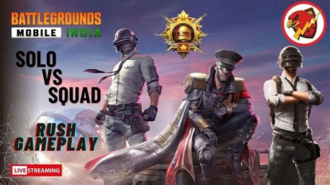 Bgmi Solo Vs Squad Battleground Mobile India Bgmi Gameplay Bgmi