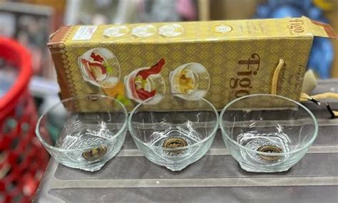 3 Piece Glass Bowl Set At ₹ 24piece Glass Bowls In Firozabad Id