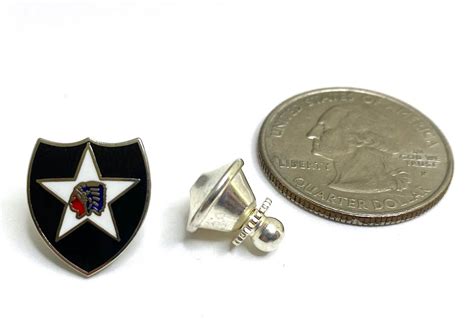 2nd Infantry Division Lapel Pin Lapel Pins Infantry Hope Design