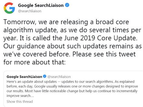 Google Announces June Broad Core Algorithm Update