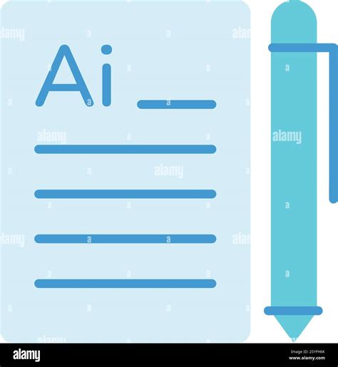 Generative Ai Automated Writing Stock Vector Image And Art Alamy