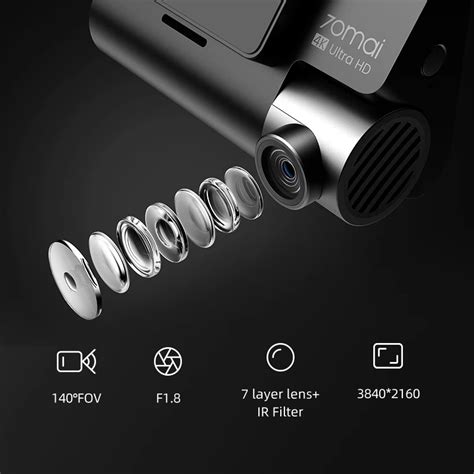 Видеорегистратор Xiaomi 70mai Dash Cam 4k A800s — Xiaomi-pad.ru
