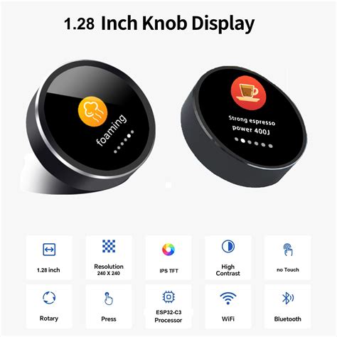 ESP Inch X Round TFT Knob Display GC A Arduino LVGL WIFI BLe Uart Rotary Display