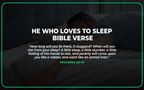 21 He Who Loves To Sleep Bible Verse Scripture Savvy