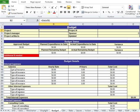 Project Work Plan Template Excel Simple Template Design