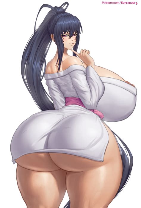 Rule 34 1girls Akeno Himejima Alternate Ass Size Alternate Breast