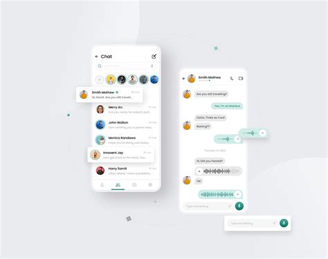 Chat App Ui Behance