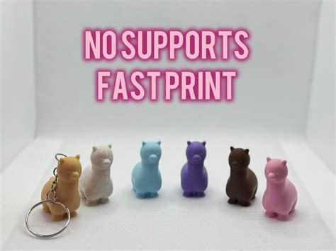 Cute Mini Alpaca By Print In Place Makerworld