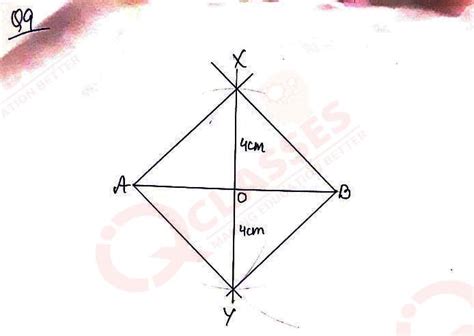 Q A Straight Line Ab Is Cm Long Locate By Construction The Locus Of
