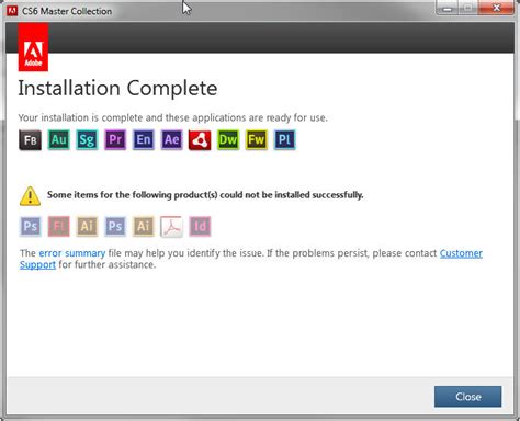 Solved How To Successfully Install Cs On Windows X Adobe Community