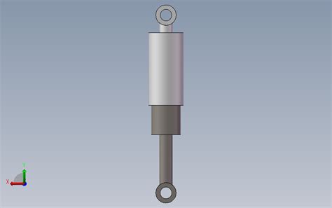 汽车减震器solidworks 2016模型图纸下载 懒石网