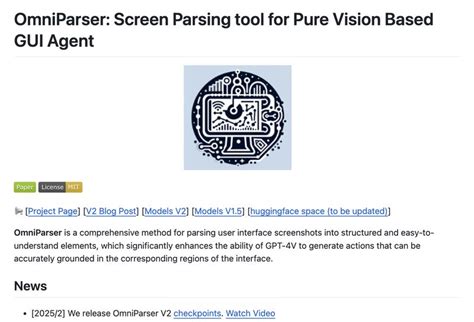 👏 Microsoft Has Released Omniparser V2 A Tool For Parsing User