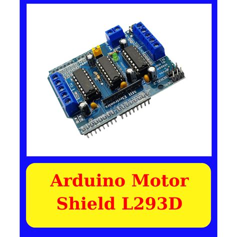 Arduino Motor Shield L293D Mạch điều khiển động cơ DC cho Arduino
