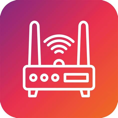 Router Vector Icon Design Illustration 10068311 Vector Art At Vecteezy