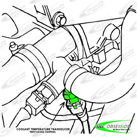 MGF MG TF Coolant Temperature Transducer Gauge OE MGObsession