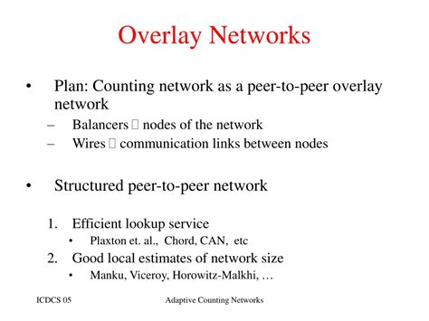 Ppt Adaptive Counting Networks Distributed Load Balancing And
