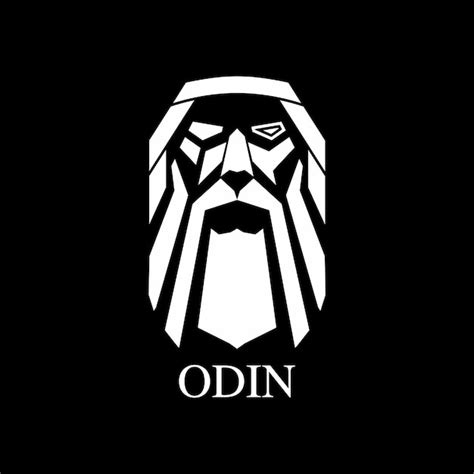 Premium Vector Odin Logo Design Legendary God Mascot Vector