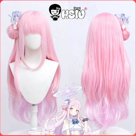 Blue Archive Cosplay Wig Misono Mika Cosplay Costumes Wig HSIU 90CM