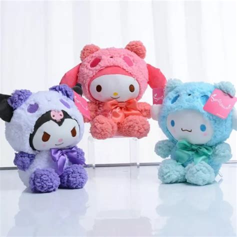 My Melody Cinnamoroll Kuromi Sanrio Plush Toy Plushie Stuffed Doll 25cm