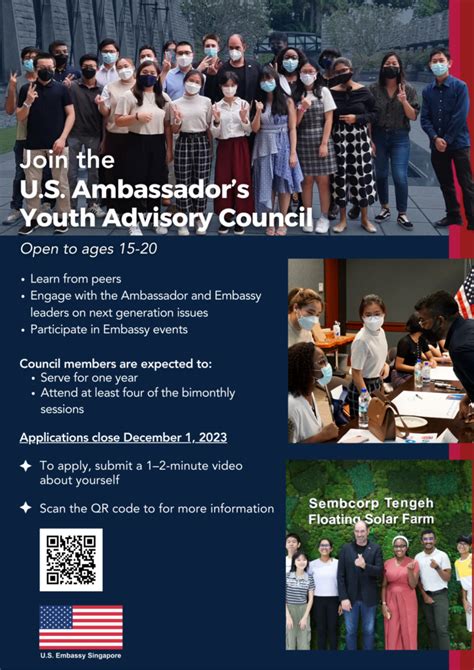 Join The U S Ambassador S Youth Advisory Council U S Embassy In