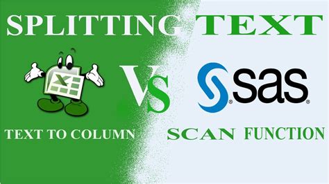 Sas Character Functions 3 Sas Scan Function How To Split Text Into Columns In Excel Vs Sas
